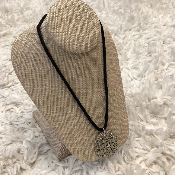 Jewelry | Silver Hole Pendant Necklace | Poshmark